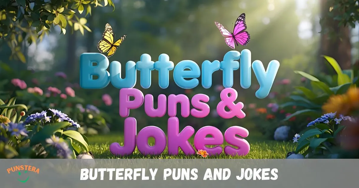250+ Funny Butterfly Puns and Jokes Oneliner 2025